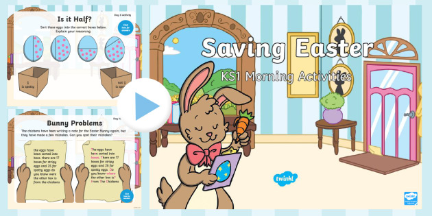 KS1 Saving Easter Morning Activities PowerPoint ks1-saving-easter-morning-activities-powerpoint