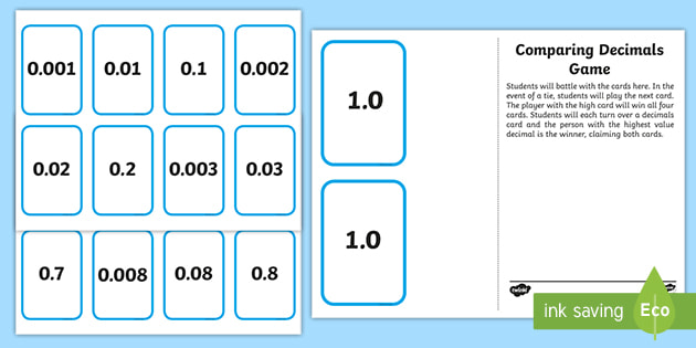 Decimal Math Games For 6Th Graders Jon Jameson s English Worksheets