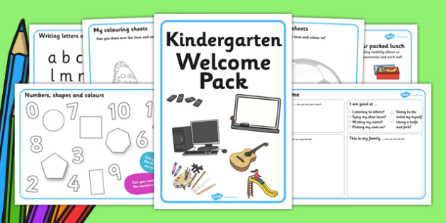 Kindergarten Welcome Pack - Starting School Activities