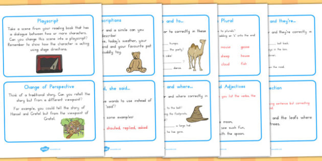 Literacy Challenge Cards - australia, literacy, challenge, cards