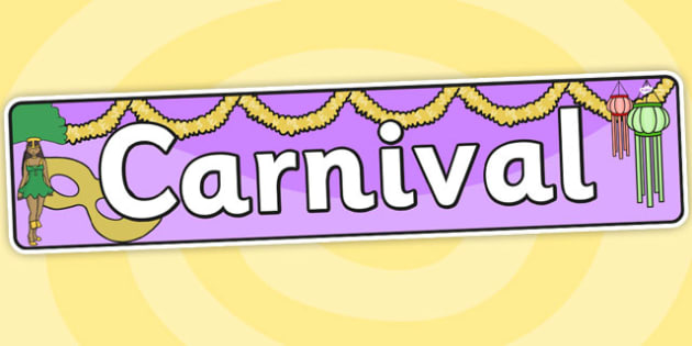 Carnival-Themed Banner (teacher made)