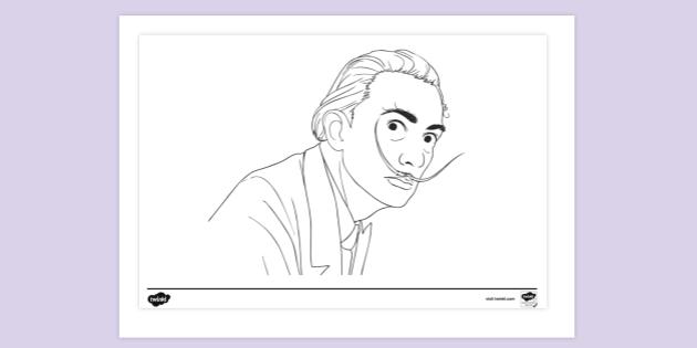 FREE! - Dali Colouring Sheet | Colouring Sheets