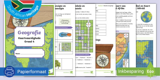 Kaartvaardighede Graad 4 Handleiding (teacher made)