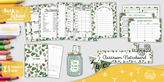 Back to School Bumper Pack for SEND Educators | Leaf Theme