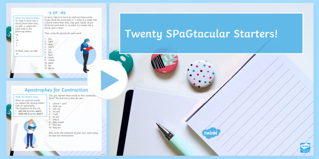 20 SPaG Starters PowerPoint