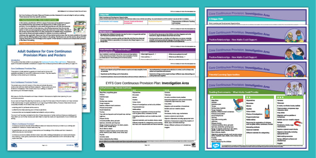 EYFS Investigation Area Continuous Provision Pack