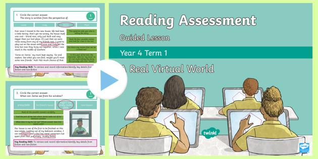 Year 4 Term 1 Fiction Reading Assessment Guided Lesson Teaching Pack