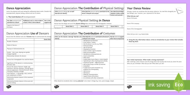 Performing Arts Worksheets | twinkl.co.uk