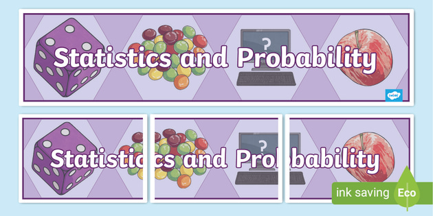 Statistics and Probability Display Banner (teacher made)