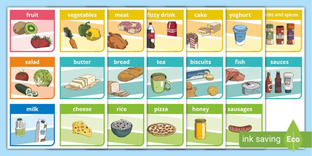 Older Learners: SEN Communication Cards: Food (teacher made)