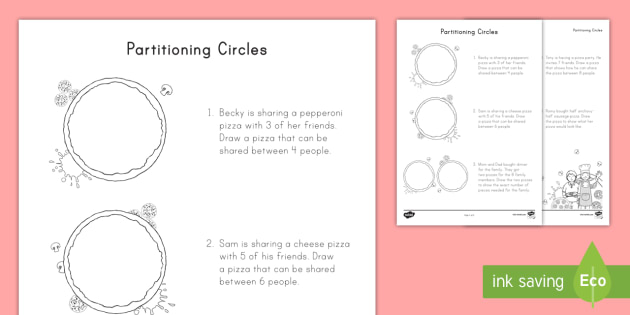 Partitioning Circles Activity