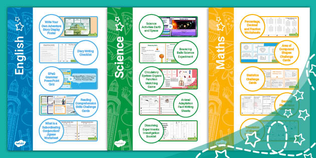 FREE! - Home Learning Pack for Parents: UKS2 (Ages 9 - 11)
