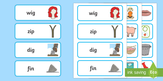 CVC (i) Word Cards (teacher made)