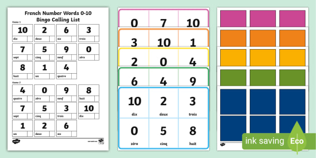 👉 French Bingo Game - KS2 - French Resource