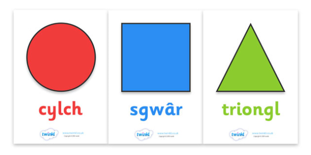 2D Welsh Shapes Posters | Twinkl Resources | Wales