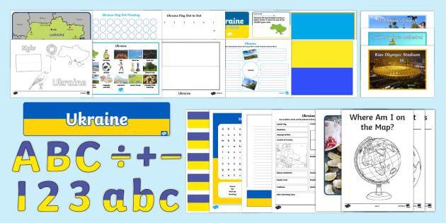 Ukraine Activity Pack (teacher made)
