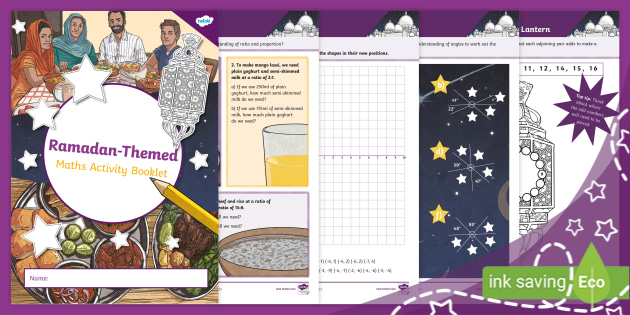 UKS2 Ramadan-Themed Maths Activity Booklet (Ages 9 - 11)
