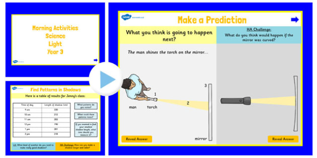 Year 3 Early Morning Activities Light (teacher made)