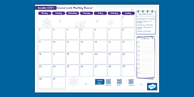 December Calendars | twinkl.com.au