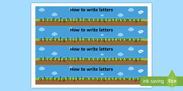 How to Write Letters Writing Aids