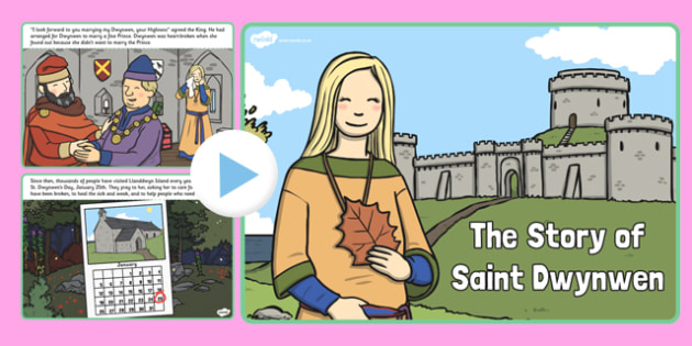 Saint Dwynwen Story PowerPoint - welsh, story, santes dwynwen, saint ...
