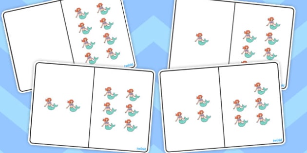 Mermaid Counting Number Bonds to 8 (teacher made)