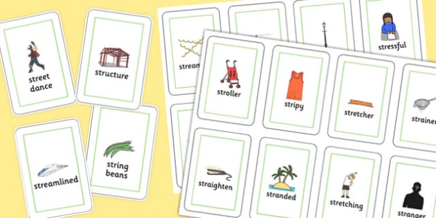 Two Syllable STR Playing Cards