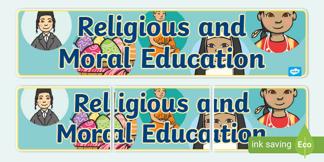 Religious and Moral Education CfE Display Banner