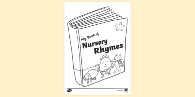 FREE! - A Book of Nursery Rhymes Colouring | Colouring Sheets