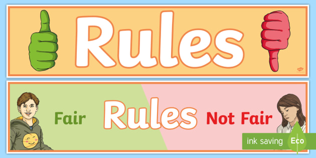 Rules Display Pack