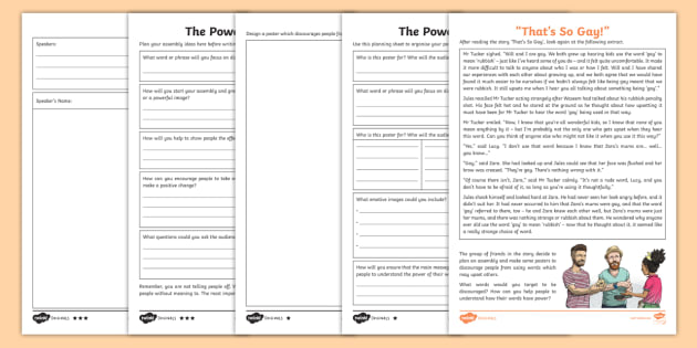 * NEW * KS2 Diversity Pride Story Poster and Assembly Script Writing