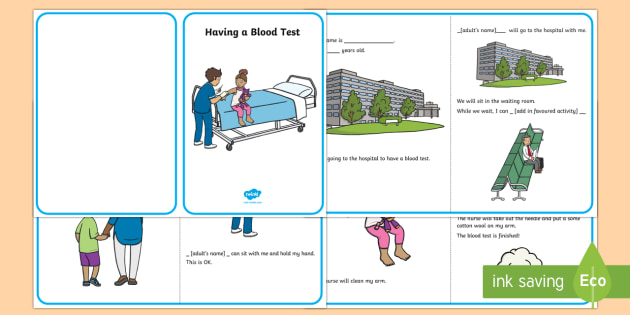 Having a Blood Test Social Situation (teacher made)