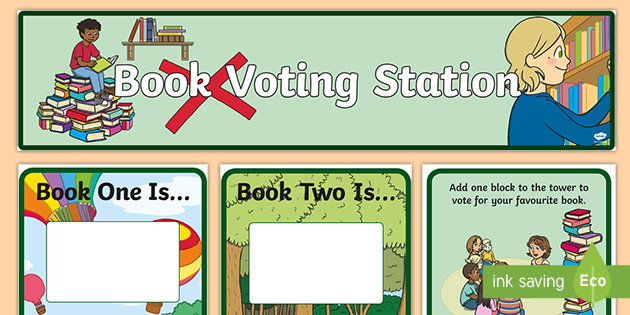 Book Voting Station Display Pack