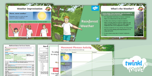 Rainforest Weather Lesson Plan I Year 3 Dance I Twinkl Move