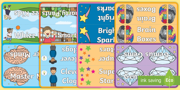 👉 Group Table Signs Pack