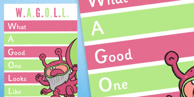 👉 WAGOLL Monster Themed Poster