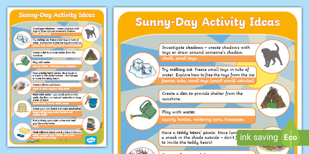 Outdoor Learning: Sunny-Day Activity Ideas (Teacher-Made)