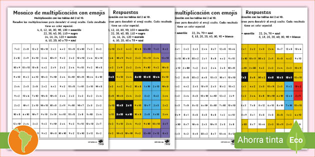 😊 Multiplicación con emojis (creat de profesori)