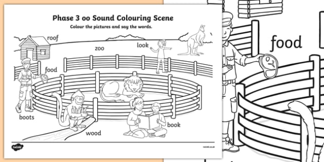 Phase 3 oo Sound Colouring Scene
