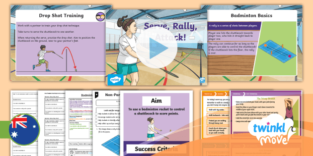 Badminton PEs | twinkl.com.au