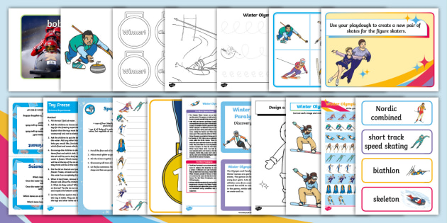 Winter Sports Worksheets – KS1 Olympics Activities - Twinkl