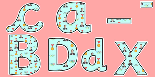 FREE! - Sebastian Coe Themed Display Lettering