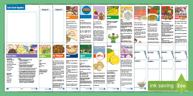 Cooking Together Recipe Booklet - Parents - Healthy Eating