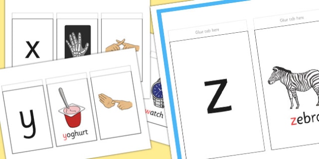 British Sign Language Left Handed Alphabet Sign And Flip Booklet