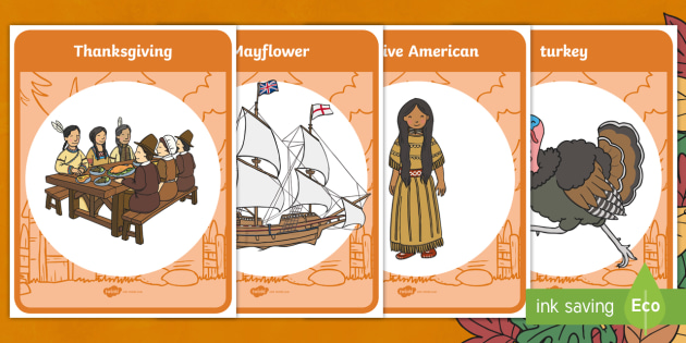 Thanksgiving Vocabulary Posters (teacher made)