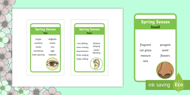 Spring-Themed Senses Word IKEA Tolsby/Fiestad Frame