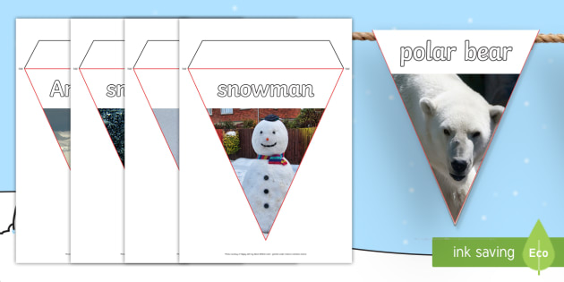 Winter Photo Display Bunting (teacher made)