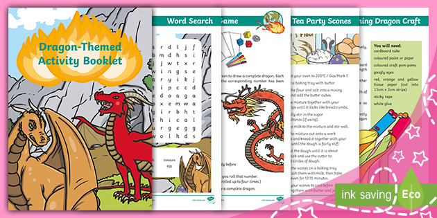 Dragon-Themed Activity Booklet (teacher made)