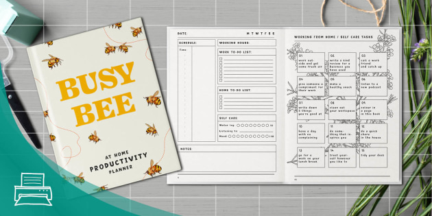 Busy Bees | At Home Productivity Planner (Teacher-Made)