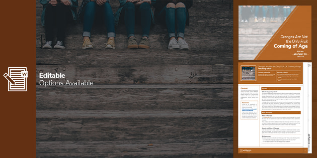 Oranges Are Not the Only Fruit Lesson 4: Coming of Age